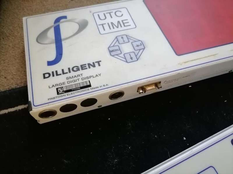 Signage - LOT OF 2 X DILLIGENT SMART LARGE DIGITAL DIPLAY SIGNS*ONE BID FOR BOTH** was sold for ...